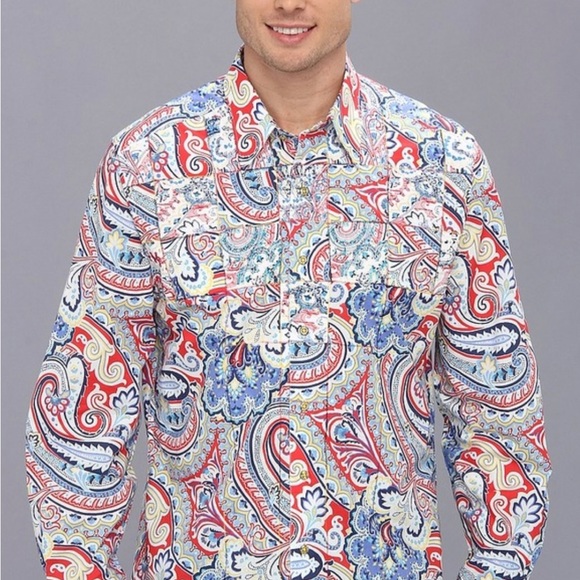 Robert Graham | Shirts | Robert Graham Perfecto Paisley Sport Dress ...